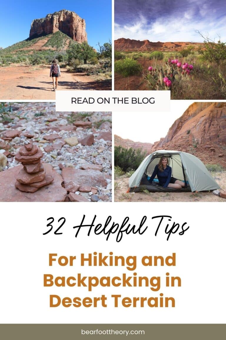 32 Essential Desert Hiking and Backpacking Tips – Bearfoot Theory