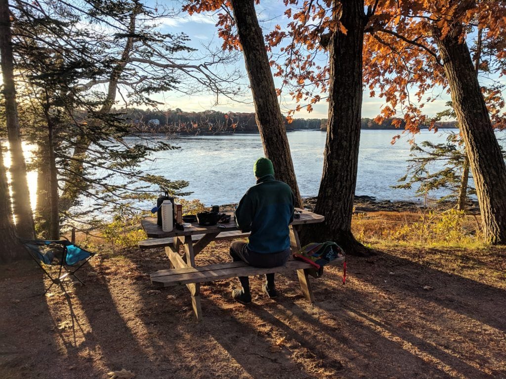Camping at Wolfe's Neck Oceanfront Campground in Maine – Bearfoot Theory
