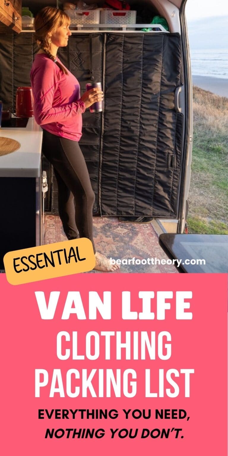 My Minimalist Van Life Clothing Packing Checklist (after 9 years on the ...