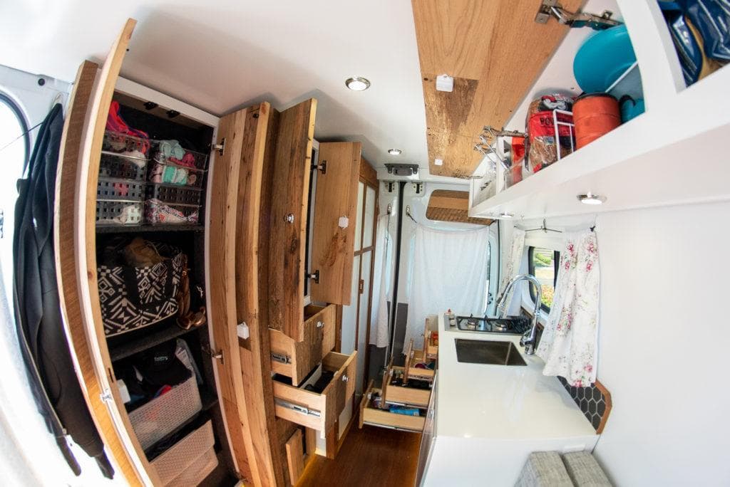 Van Cabinets, Tables & Storage Options – Bearfoot Theory