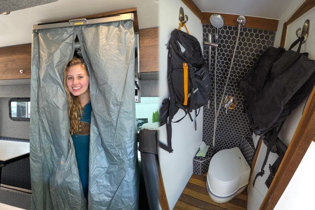 11 Camper Vans with Bathrooms: Toilet & Shower Inspiration for Off-Grid ...