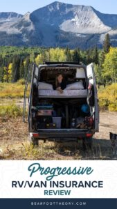Progressive RV Insurance Review for Camper Vans – Bearfoot Theory