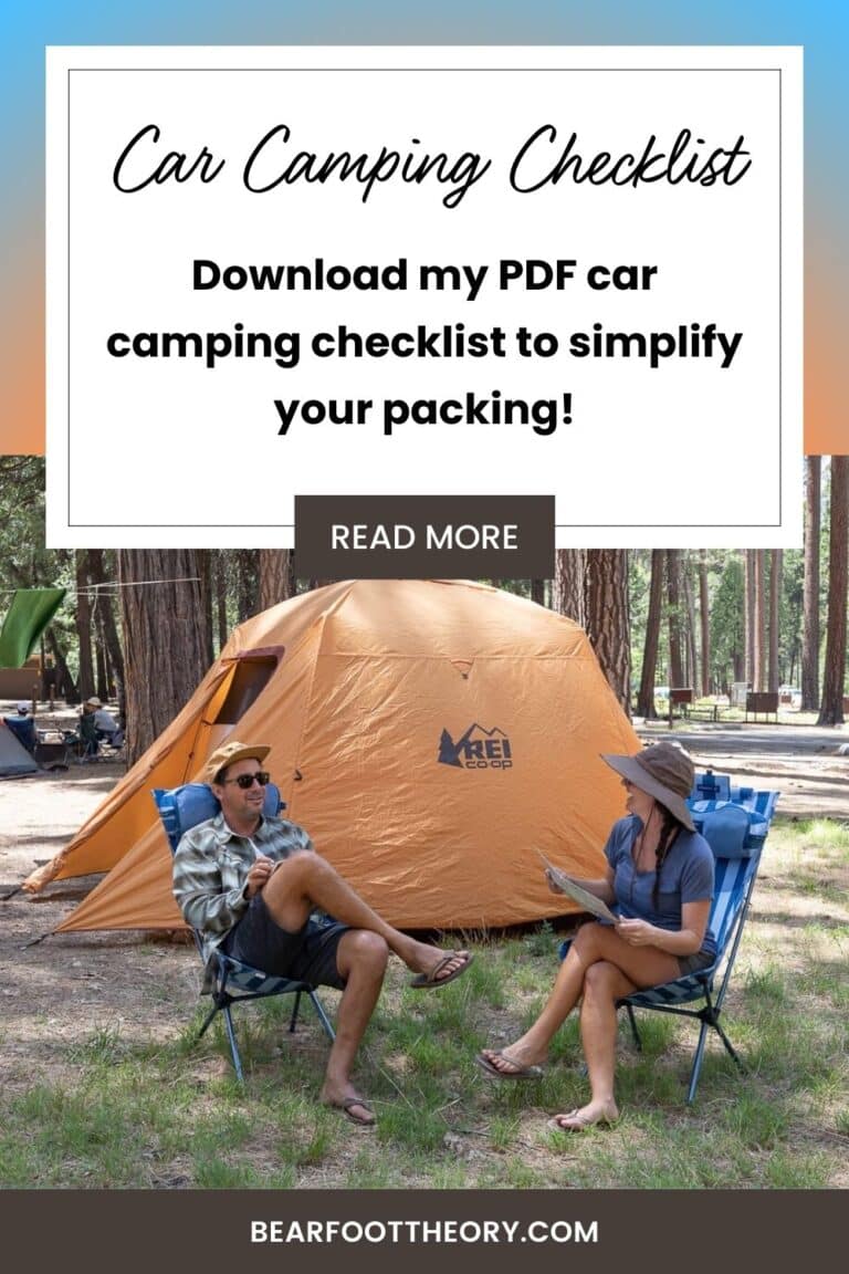 Car Camping Essentials: Packing Checklist (with Printable PDF ...