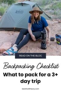 My 3-Day Backpacking Checklist (with PDF) – Bearfoot Theory