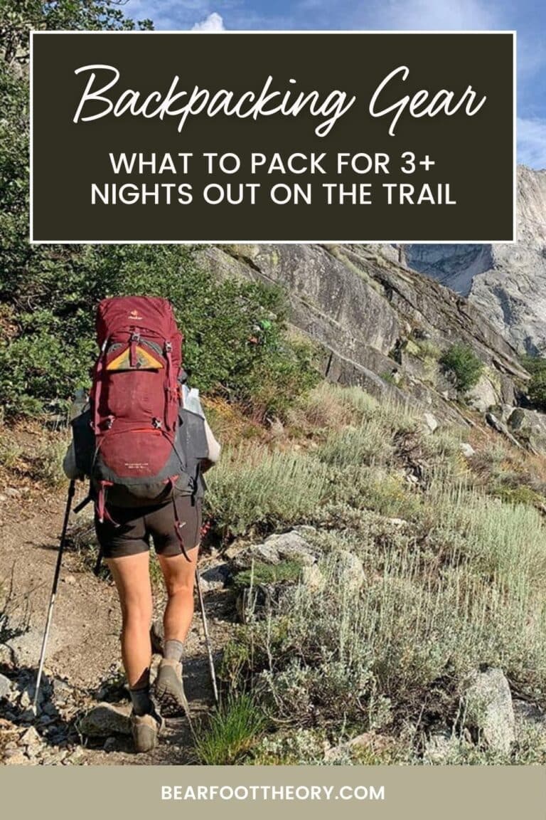 My 3-Day Backpacking Checklist (with PDF) – Bearfoot Theory