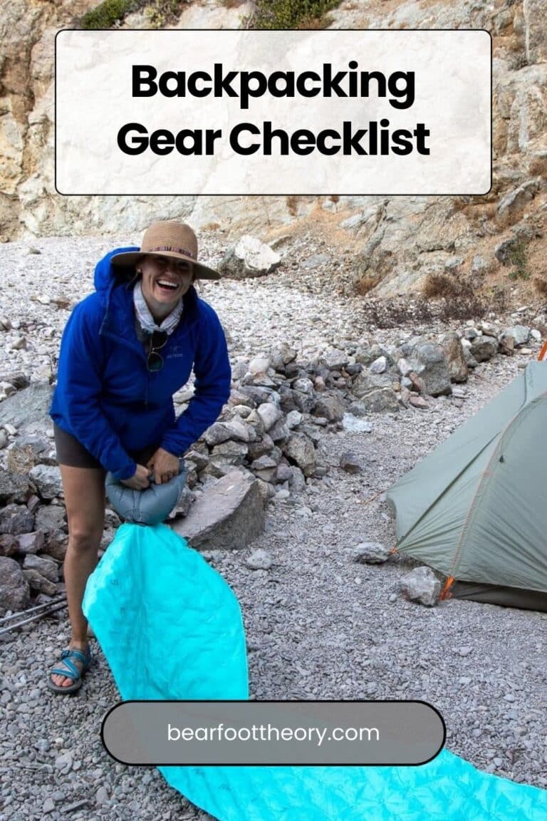 My 3-Day Backpacking Checklist (with PDF) – Bearfoot Theory