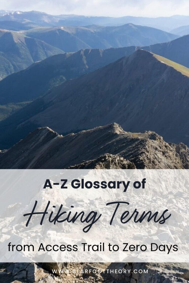 65+ Essential Hiking Terms You Need to Know (A-Z Glossary) – Bearfoot ...