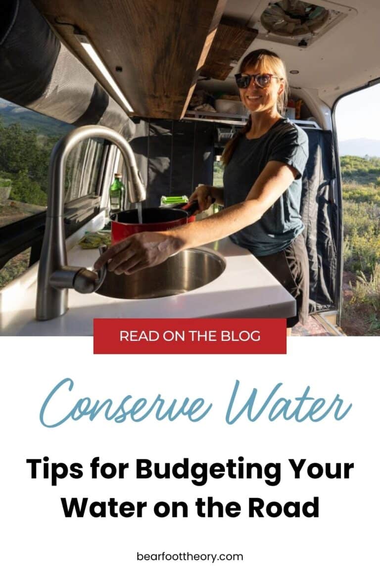 11 Tips for Conserving Water in your Camper Van – Bearfoot Theory